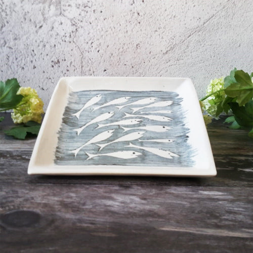Neil Tregear - Large Square Slab Dish – The Mulberry Tree Gallery